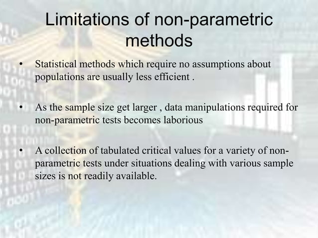 Non parametric tests | PPTX
