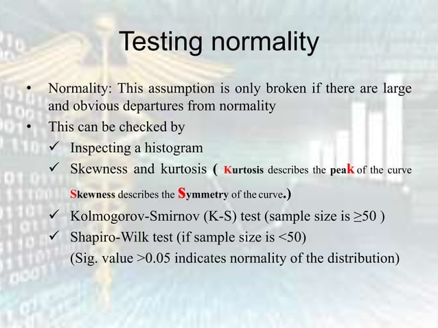 Non parametric tests | PPTX
