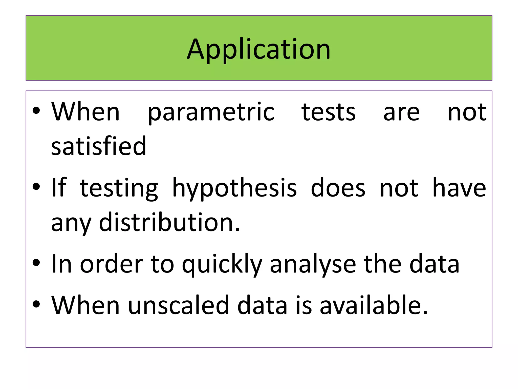 Non parametric test | PPTX