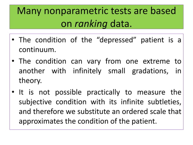 Non parametric test | PPTX