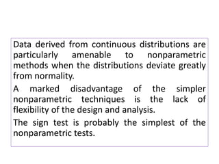 Non parametric test | PPTX