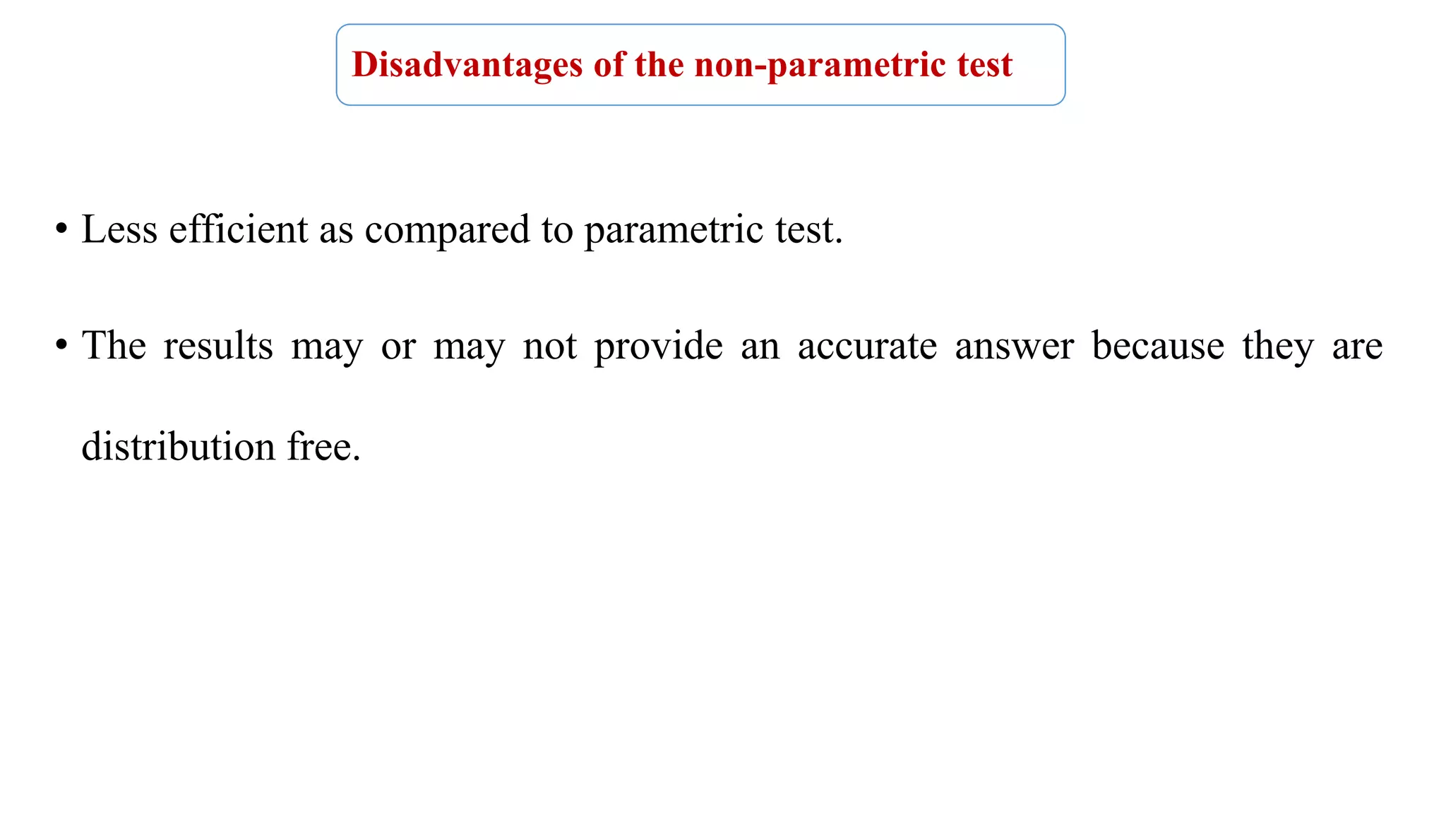 Non parametric test | PPTX