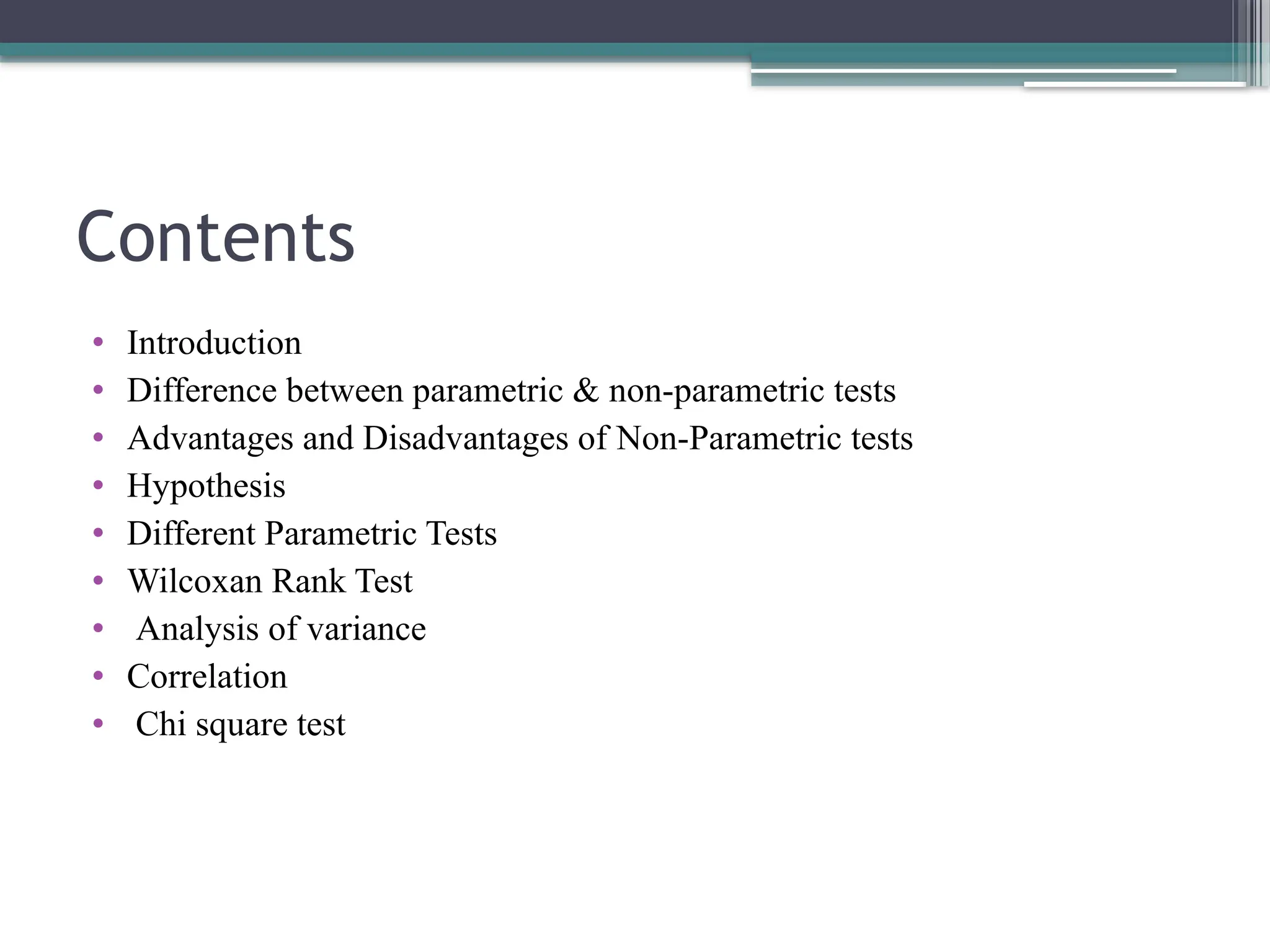 Non parametric test- Muskan (M.Pharm-3rd semester) | PPTX