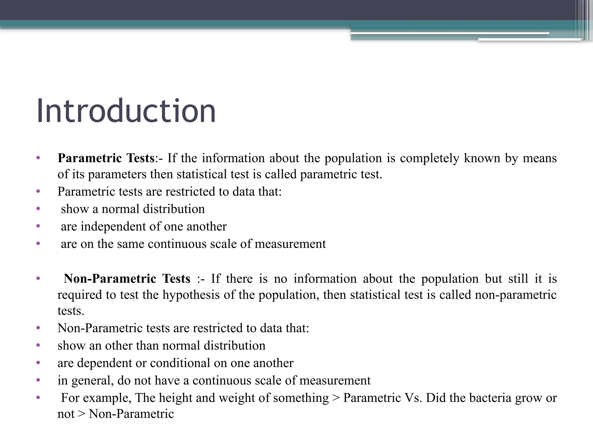 Non parametric test- Muskan (M.Pharm-3rd semester) | PPTX