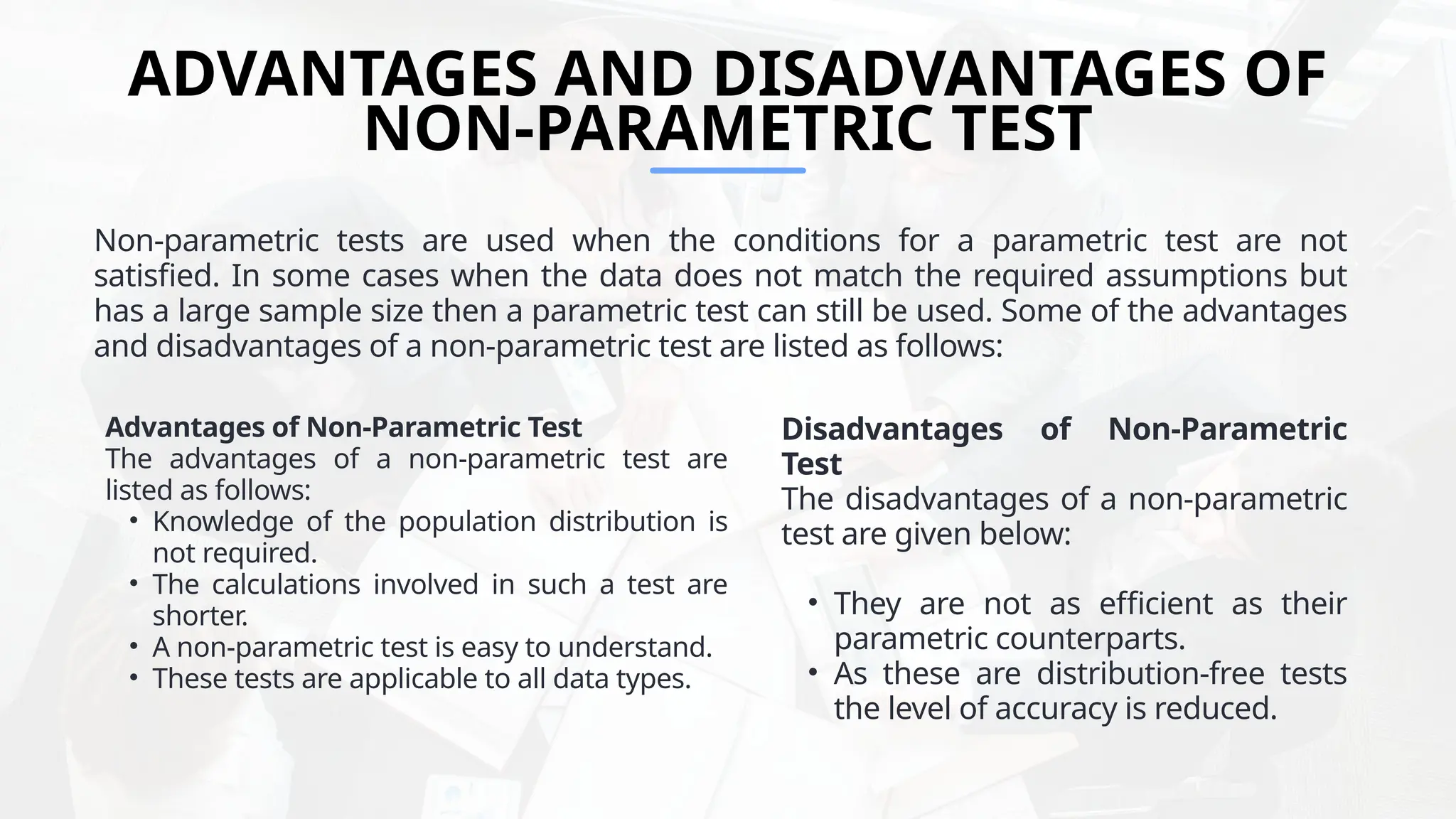 NON PARAMETRIC TEST OVERVIEW DEFINITION AND TYPES | PPTX