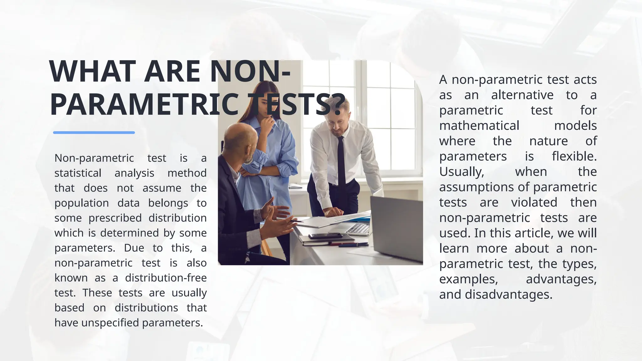 NON PARAMETRIC TEST OVERVIEW DEFINITION AND TYPES | PPTX