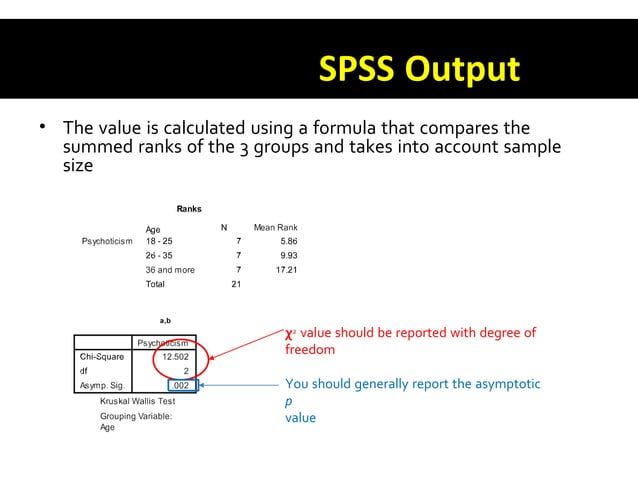 Non parametric tests | PPT