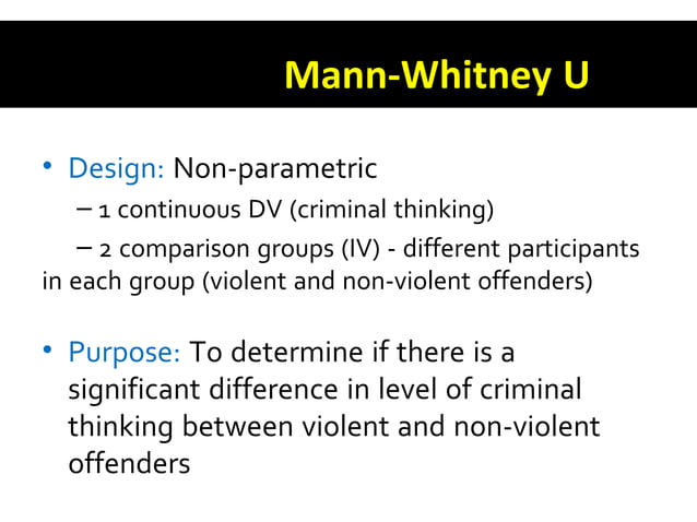 Non Parametric Tests Ppt