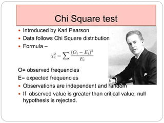 Non parametric tests | PPTX