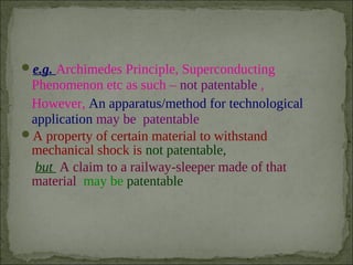 Non patentable inventions | PDF