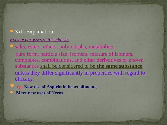 Non patentable inventions | PDF | Chemistry | Science