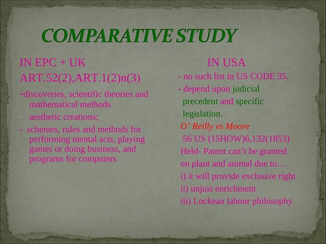 Non patentable inventions | PDF | Chemistry | Science