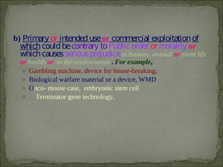 Non patentable inventions | PDF