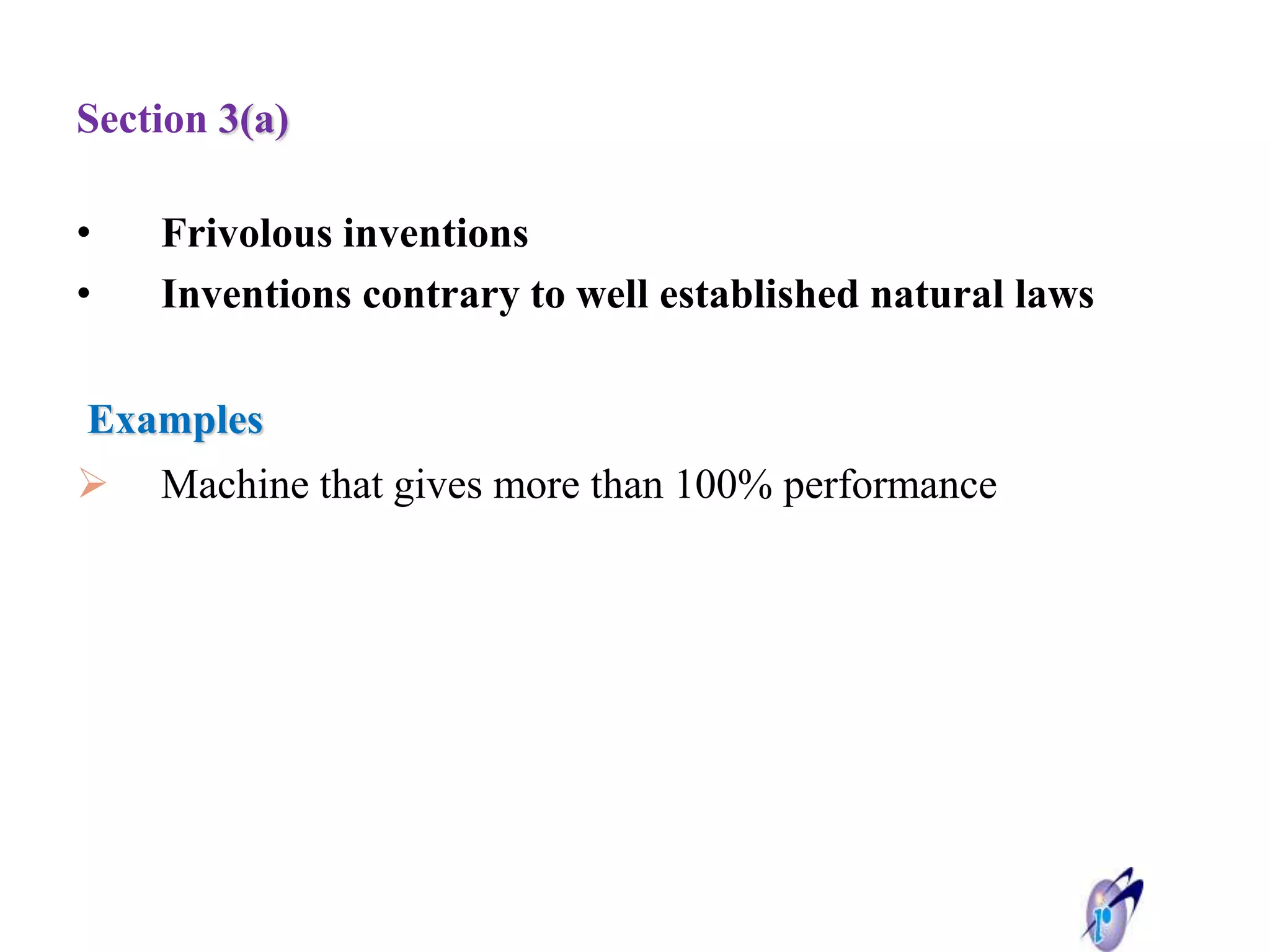 Non patentable inventions | PPTX