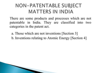 Non patentable subject matters | PPT