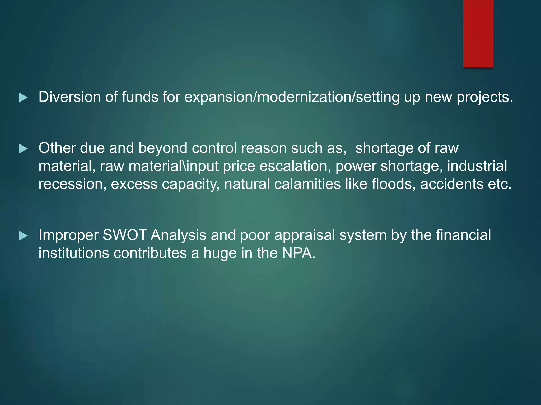 Non performing asset | PPTX