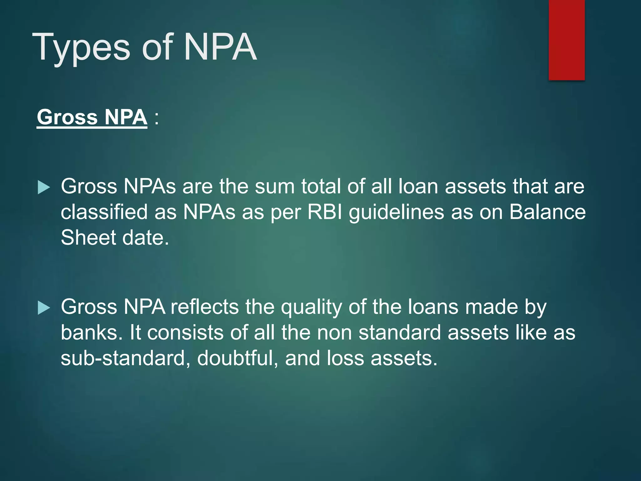 Non performing asset | PPTX