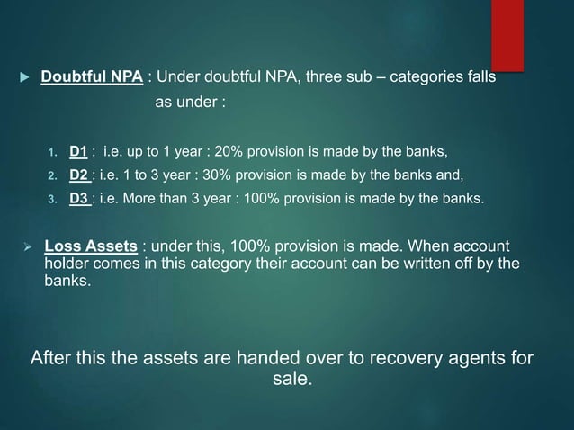 Non performing asset | PPTX