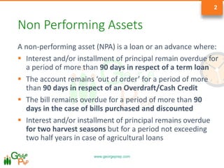 Non performing assets | PPTX