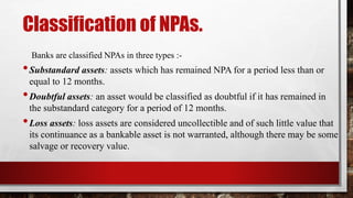 Non performing assets | PPT