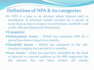 Non performing assets an overview | PPTX