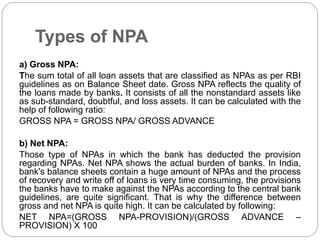 Non performing assets (npa) | PPT