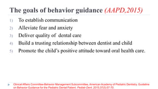 Nonpharmacological behavior management techniques | PPTX