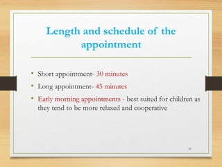 Non pharmacological behavior management in pediatric dentistry | PPTX