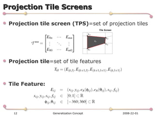 Non-Planar Projections (GRAPP 2008) | PPT