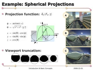 Non-Planar Projections (GRAPP 2008) | PPT
