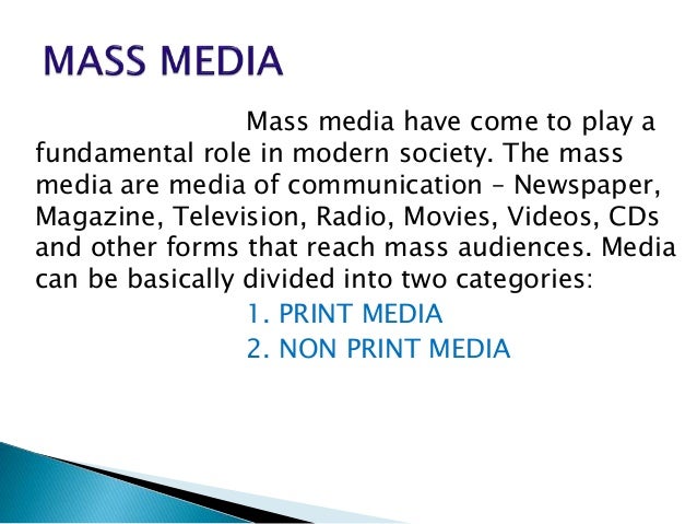 Non Print Media Non Print Media