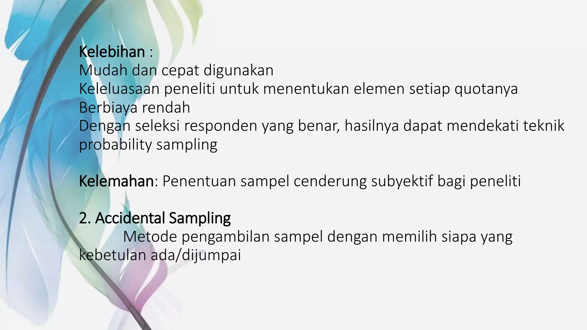 NON PROBABILITY SAMPLING | PPTX