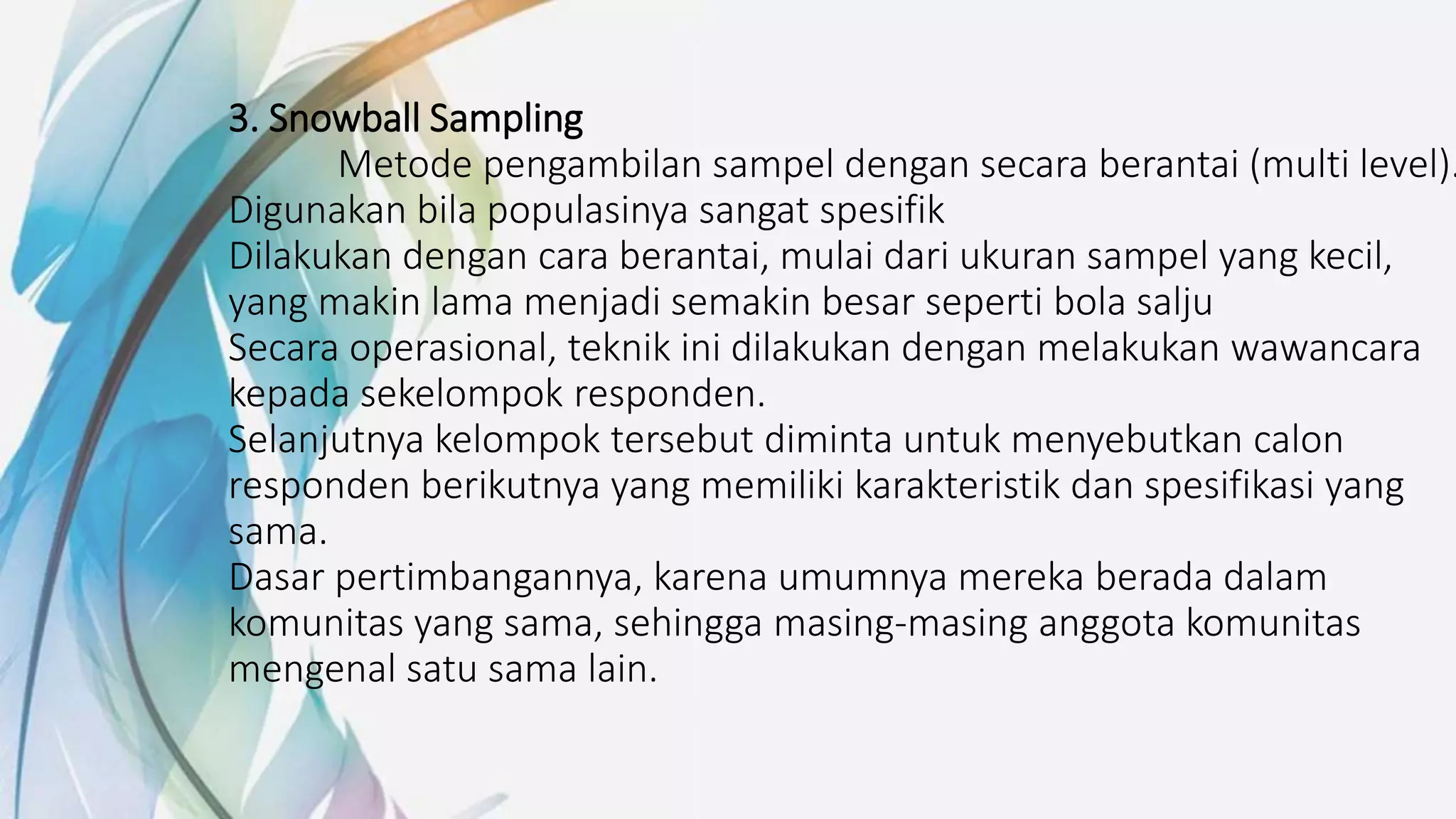 NON PROBABILITY SAMPLING | PPTX