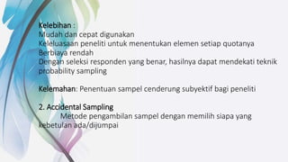 NON PROBABILITY SAMPLING | PPTX