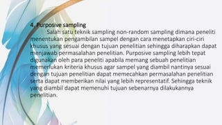 NON PROBABILITY SAMPLING | PPTX