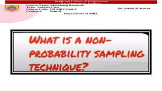 Non probability sampling | PPT