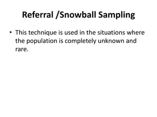Non probability sampling | PPTX