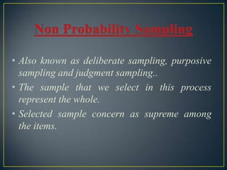 Non probability sampling 2 | PPT