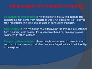 Non Probablity Sampling for research methods | PPTX