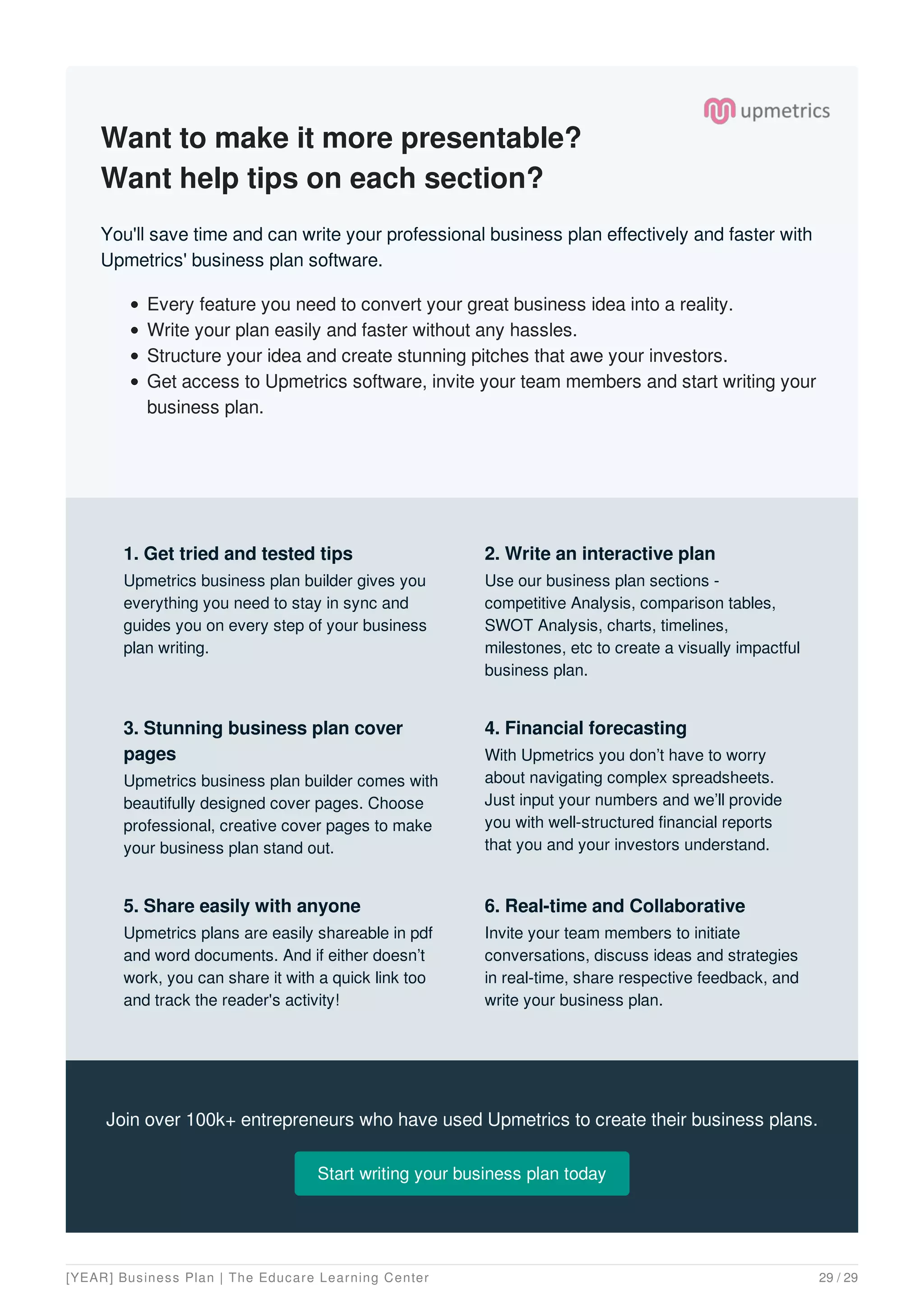 Nonprofit business plan example | PDF