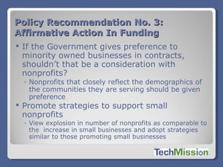 Nonprofit Funding Bias And Foundation Diversity | PPT