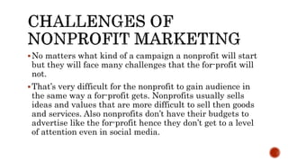 Nonprofit Marketing, Its types and challenges | PPTX | Non-Profit ...