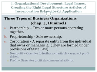 Nonprofit organization dev mgt lecture 4 | PPT