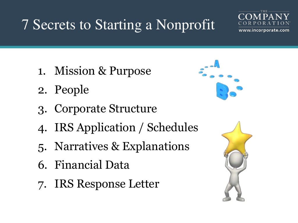7 Secrets to Starting a Nonprofit Organization