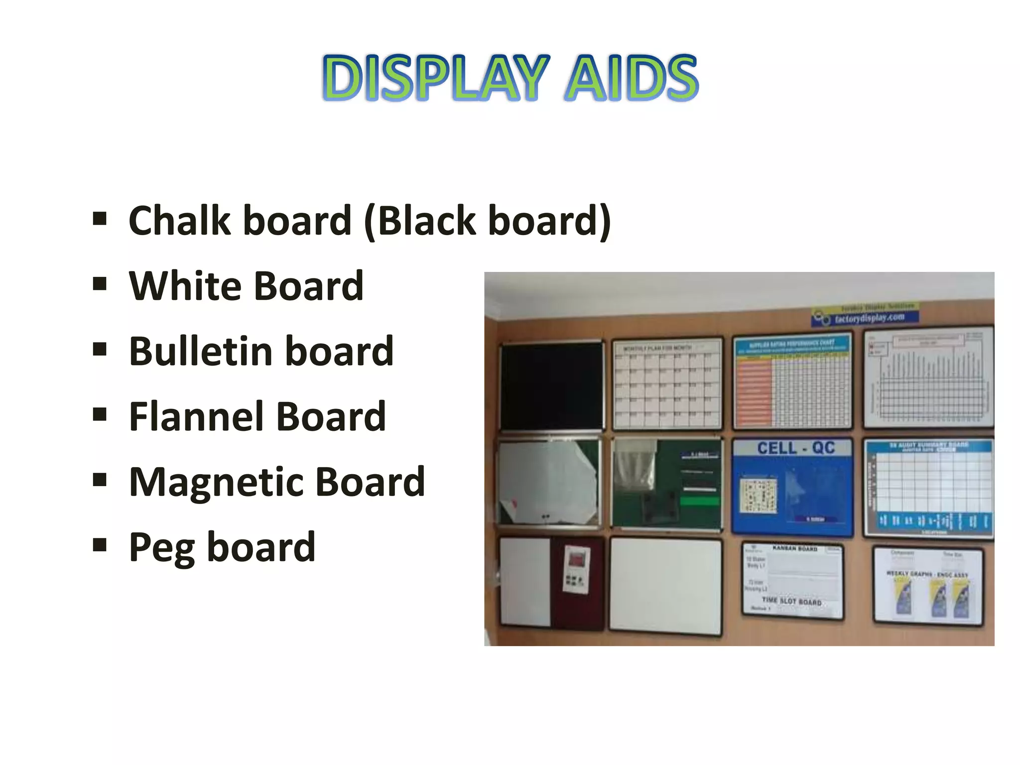 Non- Projected Aids -Display Board | PPTX