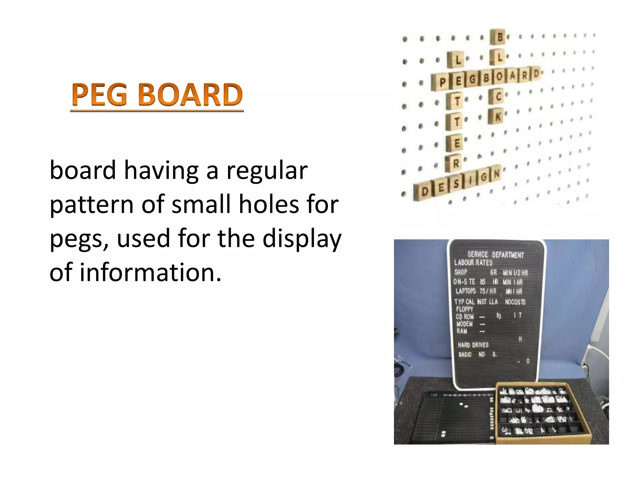 Non- Projected Aids -Display Board | PPTX
