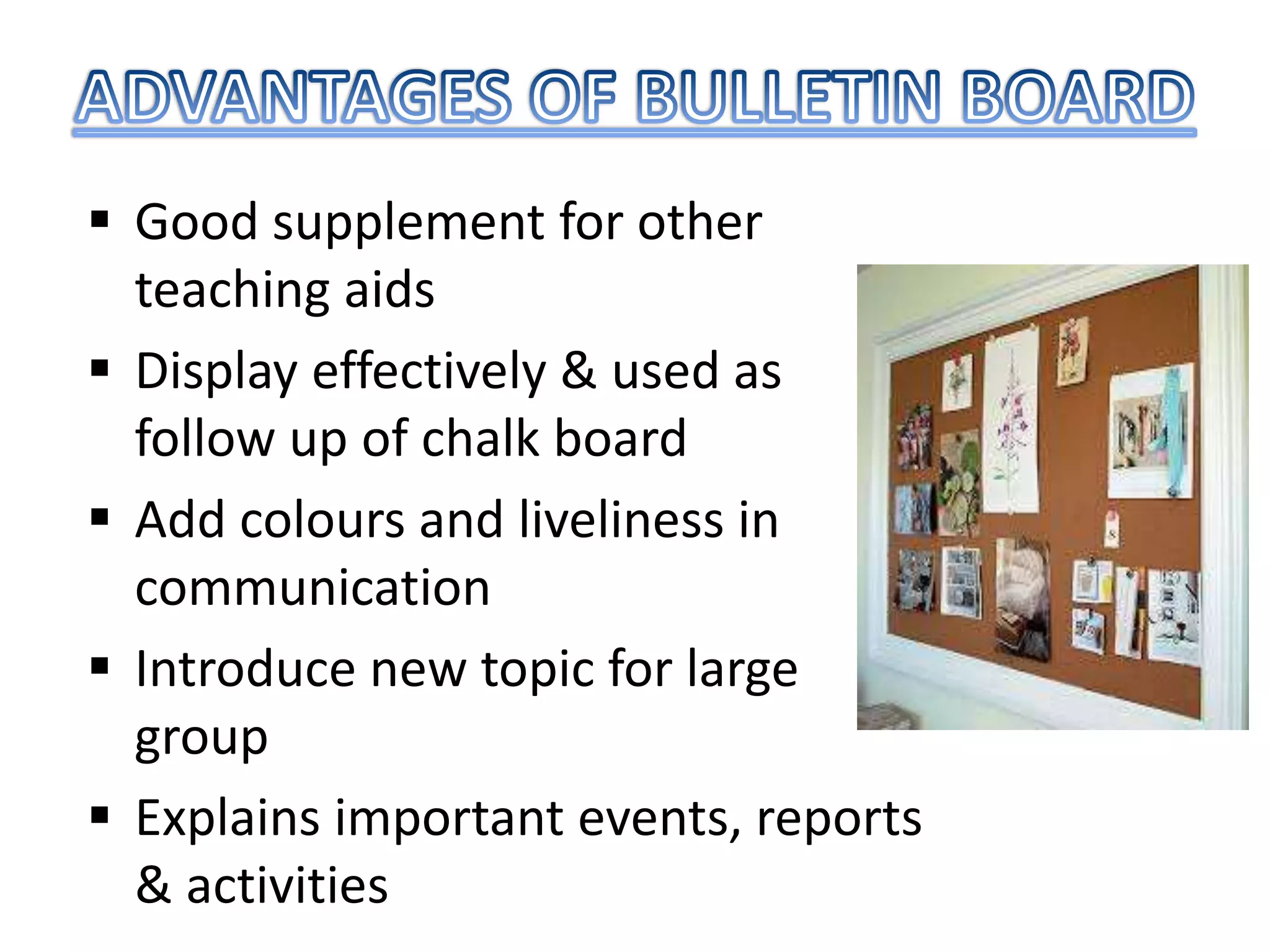 Non- Projected Aids -Display Board | PPTX