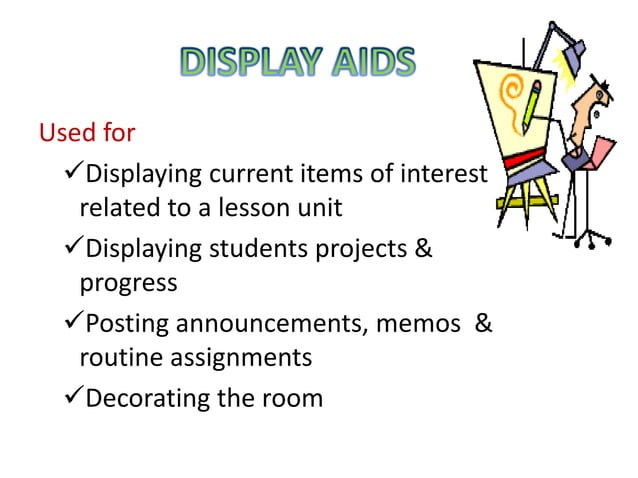 Non- Projected Aids -Display Board | PPTX