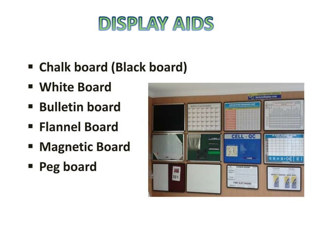 Non- Projected Aids -Display Board | PPTX