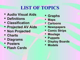 Non Projected AV Aids | PPT